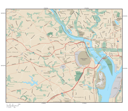 Arlington Metro Wall Map by Map Resources - DaVinciBG